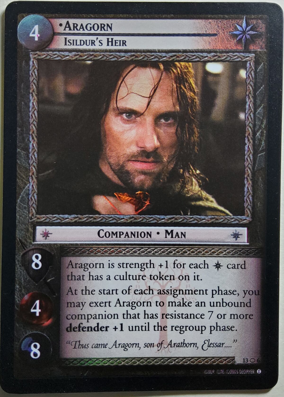 Aragorn, Isildur's Heir (13O6) - LOTR-TCG Wiki