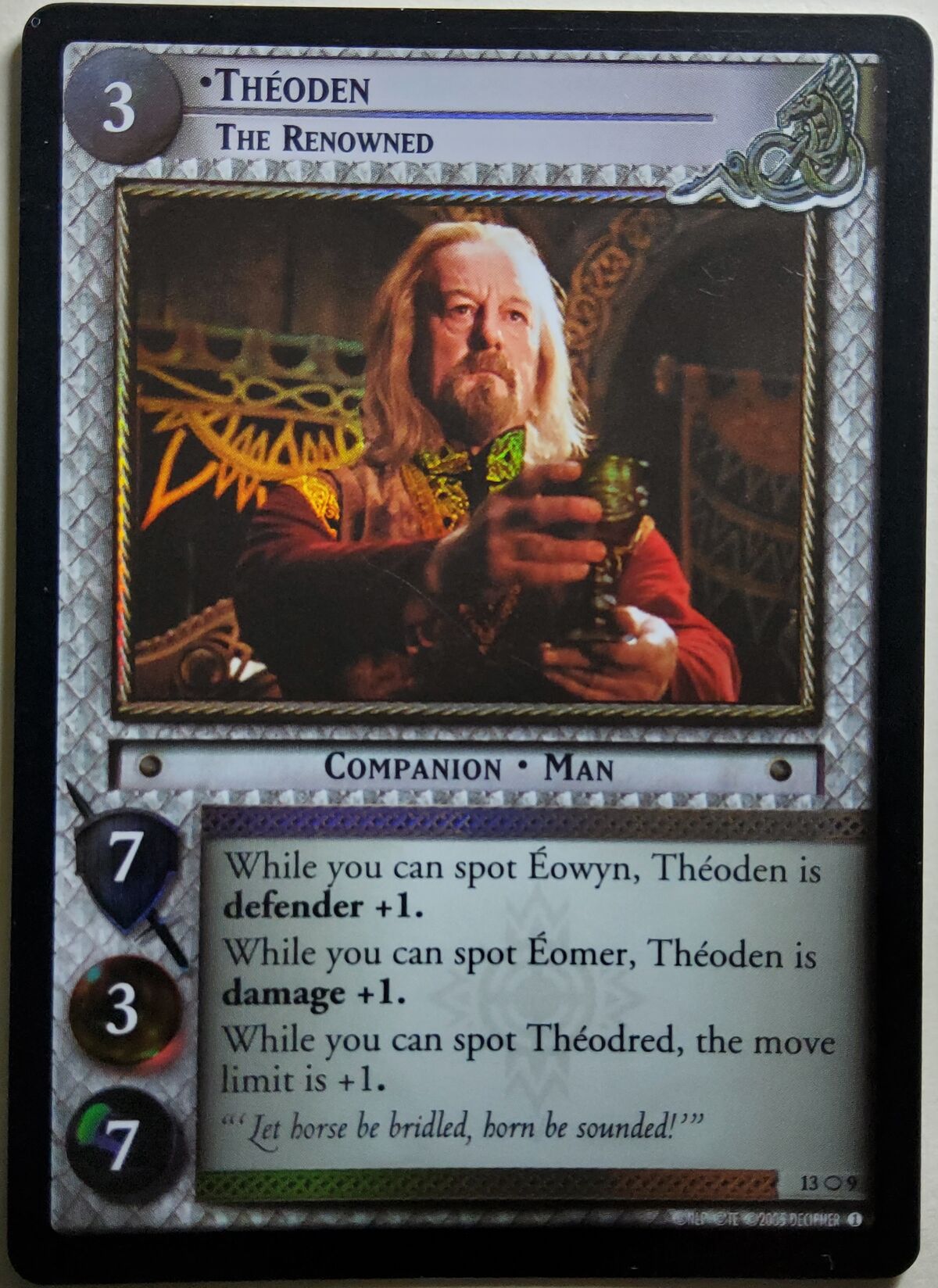 Theoden, The Renowned (13O9) - LOTR-TCG Wiki