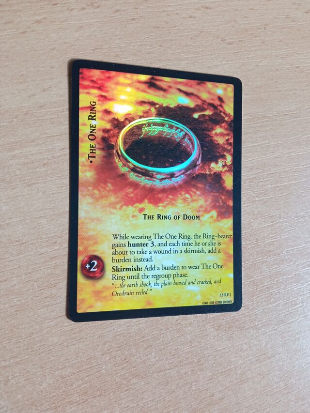 The One Ring, The Ring of Doom (15RF1) - LOTR-TCG Wiki