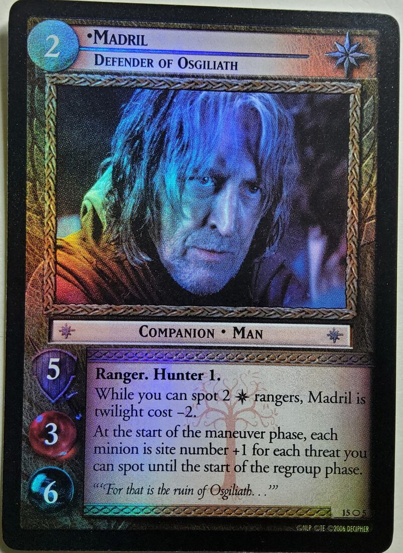 Madril, Defender of Osgiliath (15O5) - LOTR-TCG Wiki