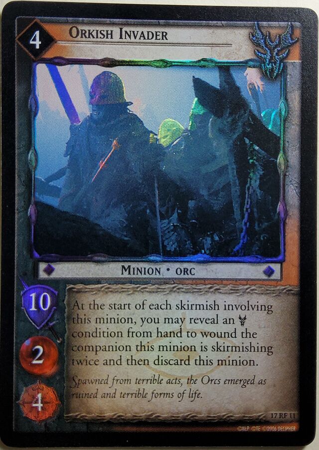 Orkish Invader (17RF11) - LOTR-TCG Wiki
