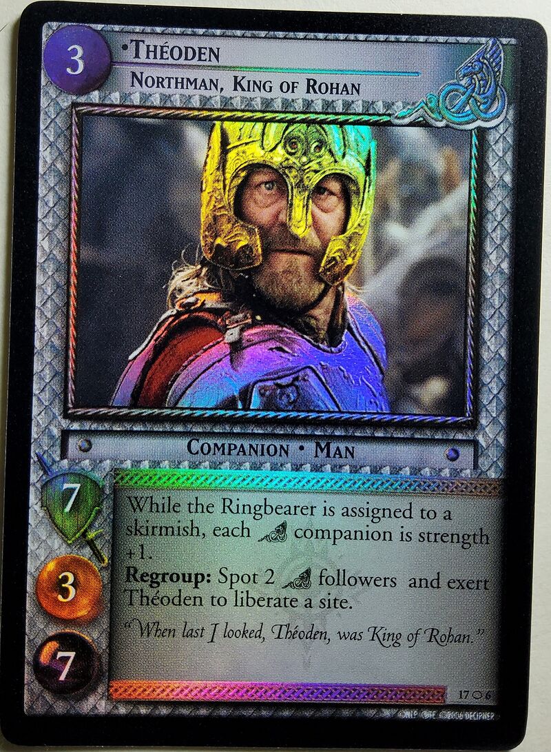 Theoden, Northman, King of Rohan (17O6) - LOTR-TCG Wiki
