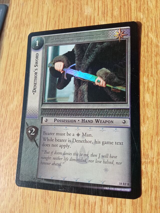 Denethor's Sword (18RF8) - LOTR-TCG Wiki