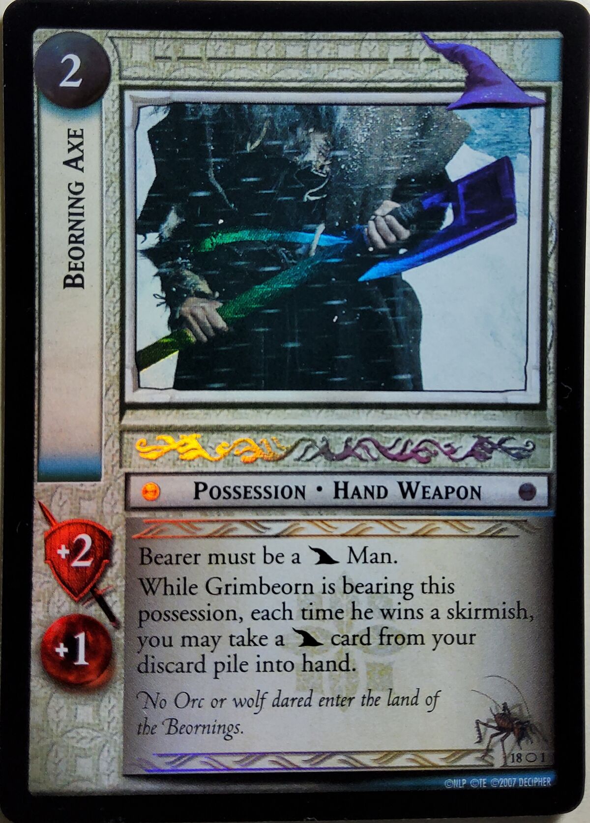 Beorning Axe (18O1) - LOTR-TCG Wiki