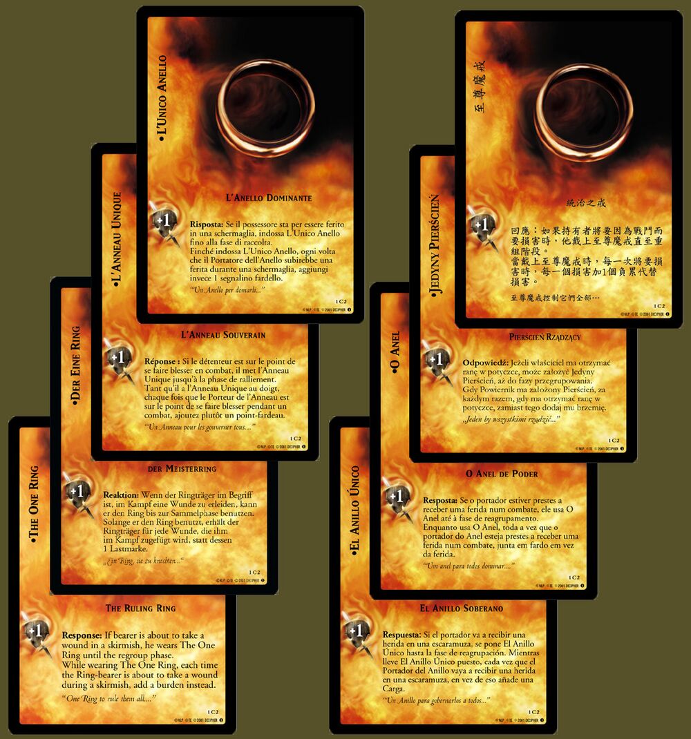 Languages - LOTR-TCG Wiki